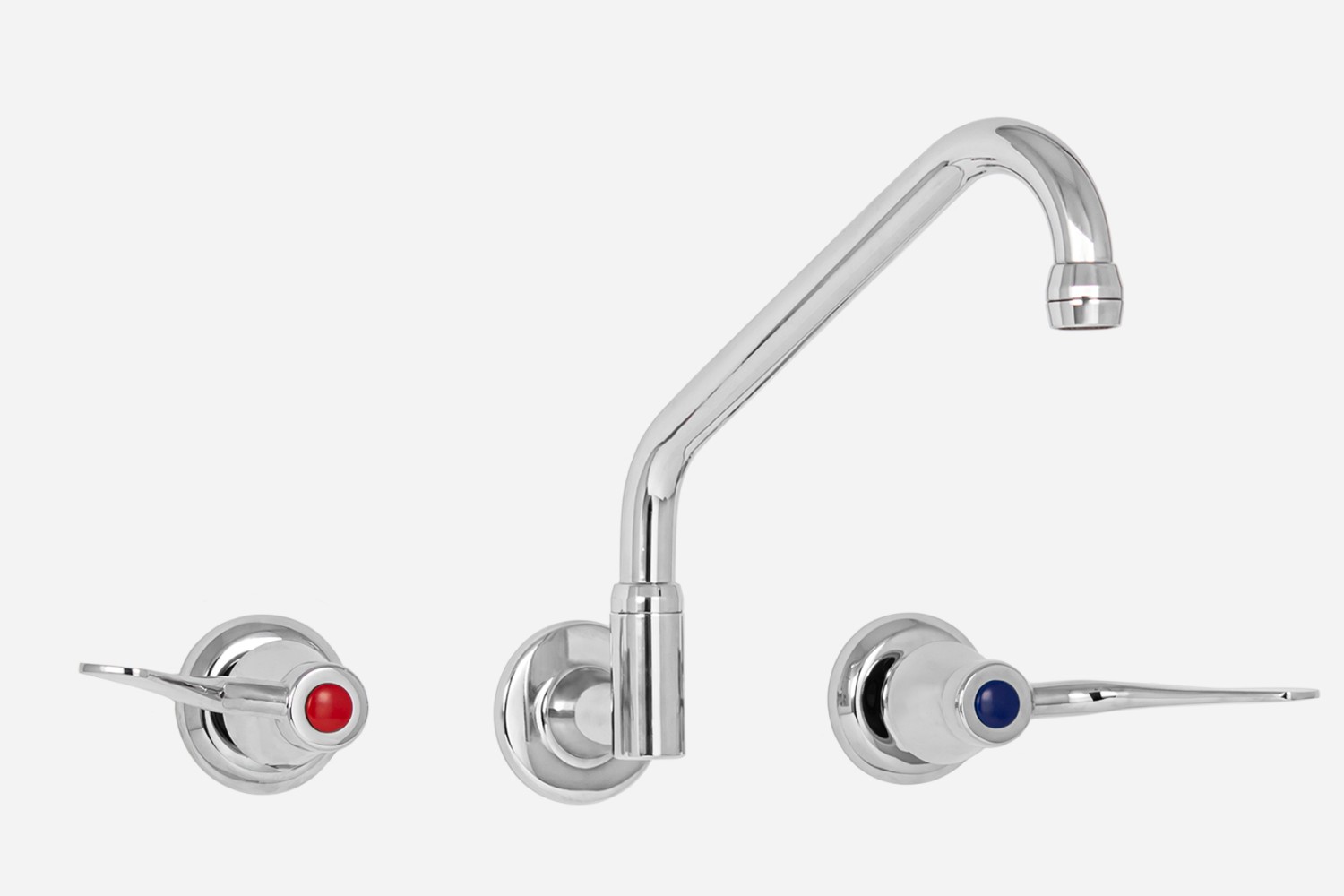 CB | Celestial Lever Wall Sink Set with Upswept Outlet - Wall Bath ...