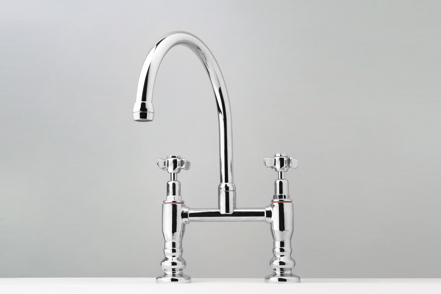 CB | Heritage Exposed Hob Sink Set with Top Taps & Swivel Gooseneck ...