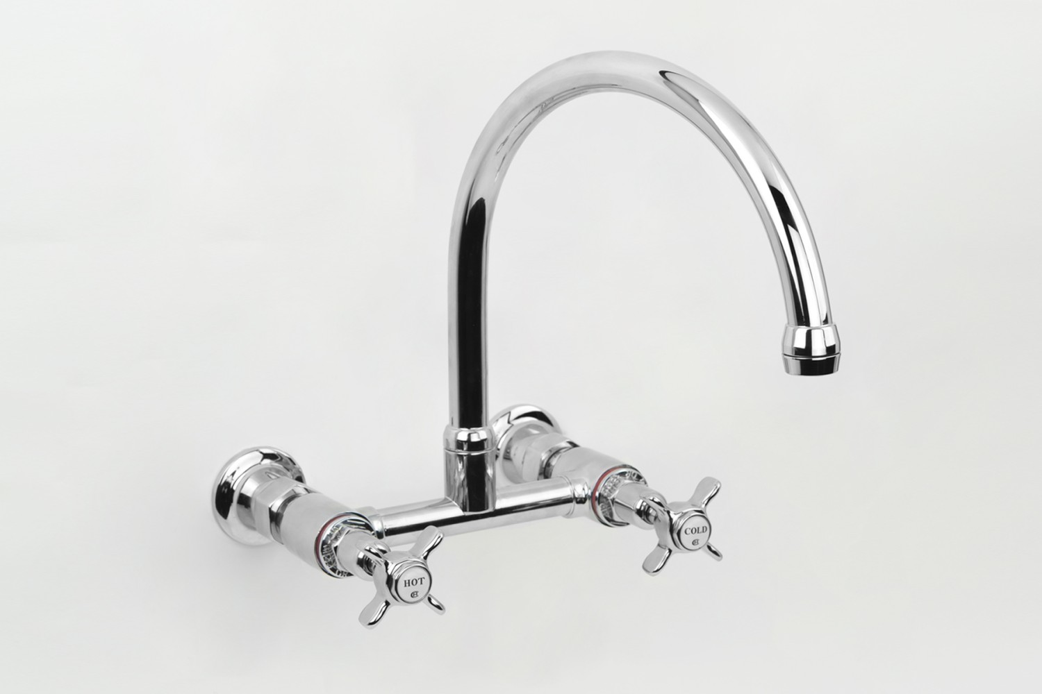 CB | Heritage Exposed Wall Sink Set with Straight Breech & Gooseneck ...