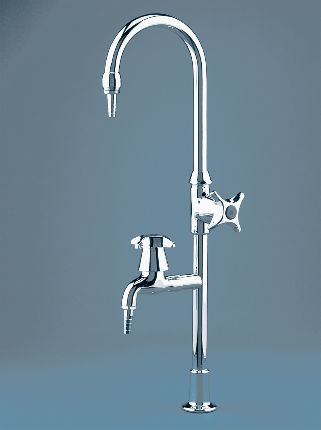 CB | LB17 Single Hob Pillar Tap with Bibcock - Laboratory Tapware ...