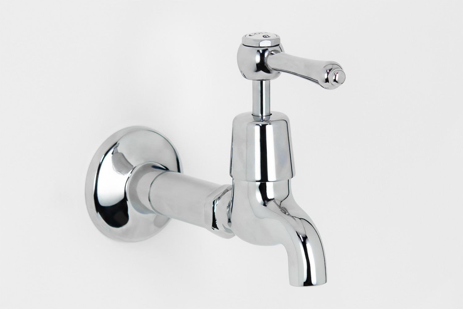 CB | Roulette Lever Flanged Bibcock with Female Inlet and Plain Nose ...
