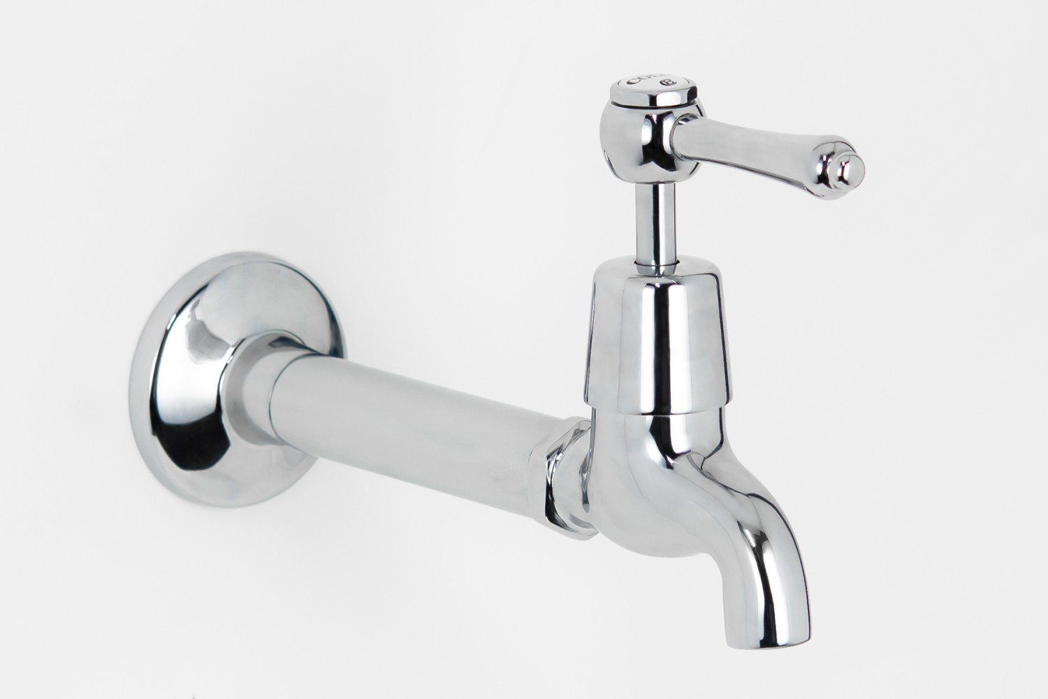 CB | Roulette Lever Flanged Bibcock with Female Inlet and Plain Nose ...