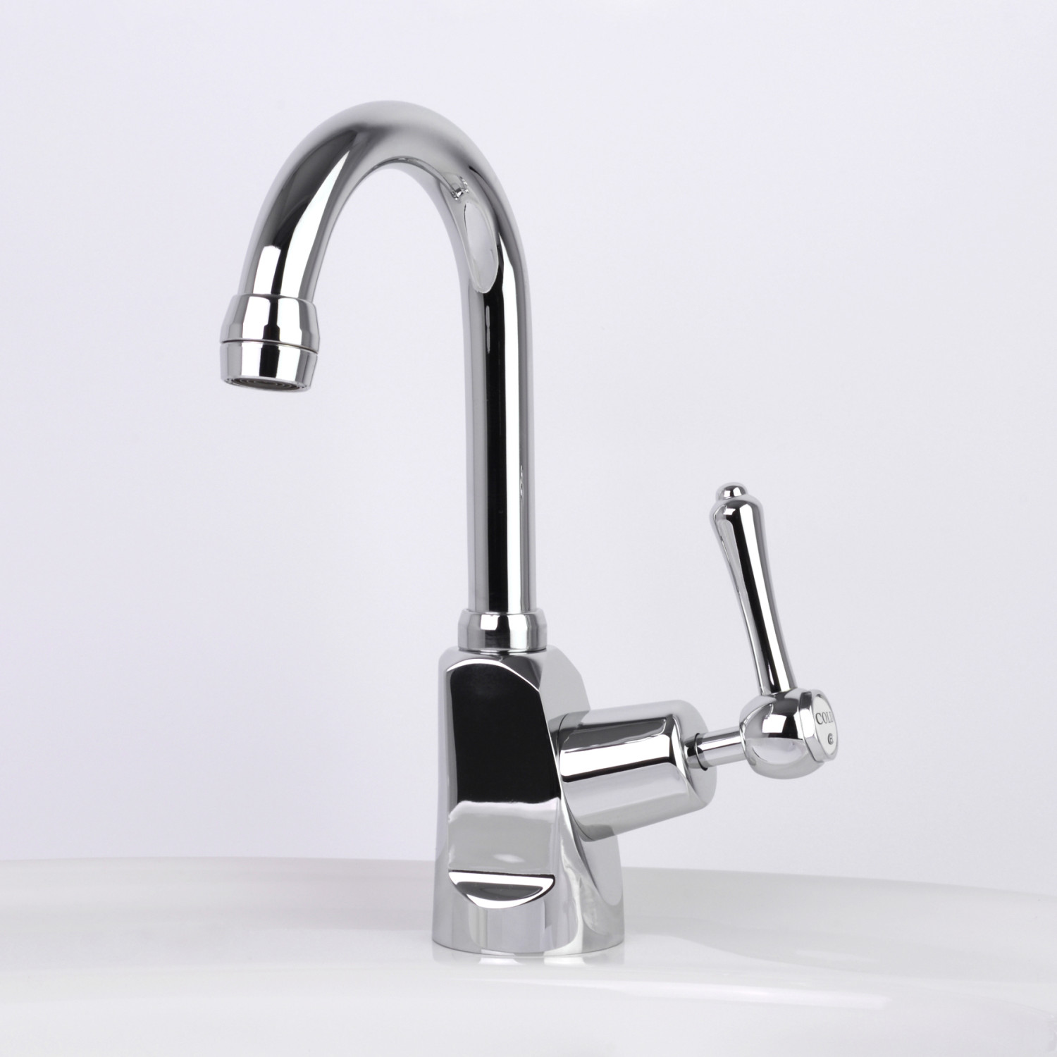 CB | Roulette Lever Drinking Water Pillar Tap with Swivel Gooseneck ...