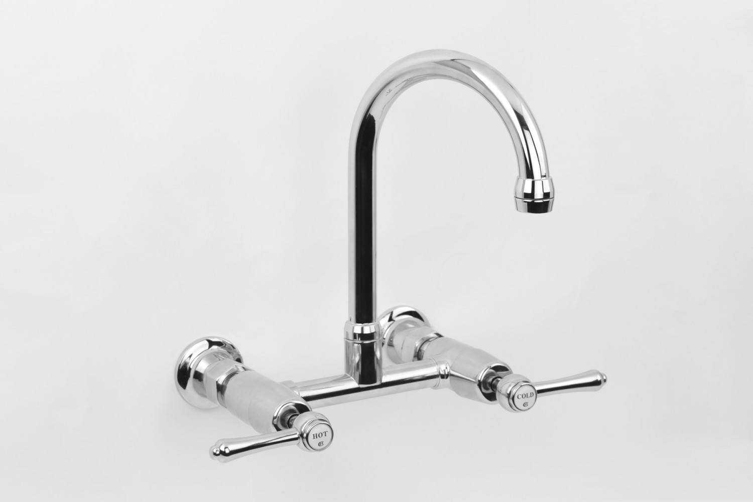 CB | Roulette Lever Exposed Wall Sink Set with Straight Breech & LB10 ...
