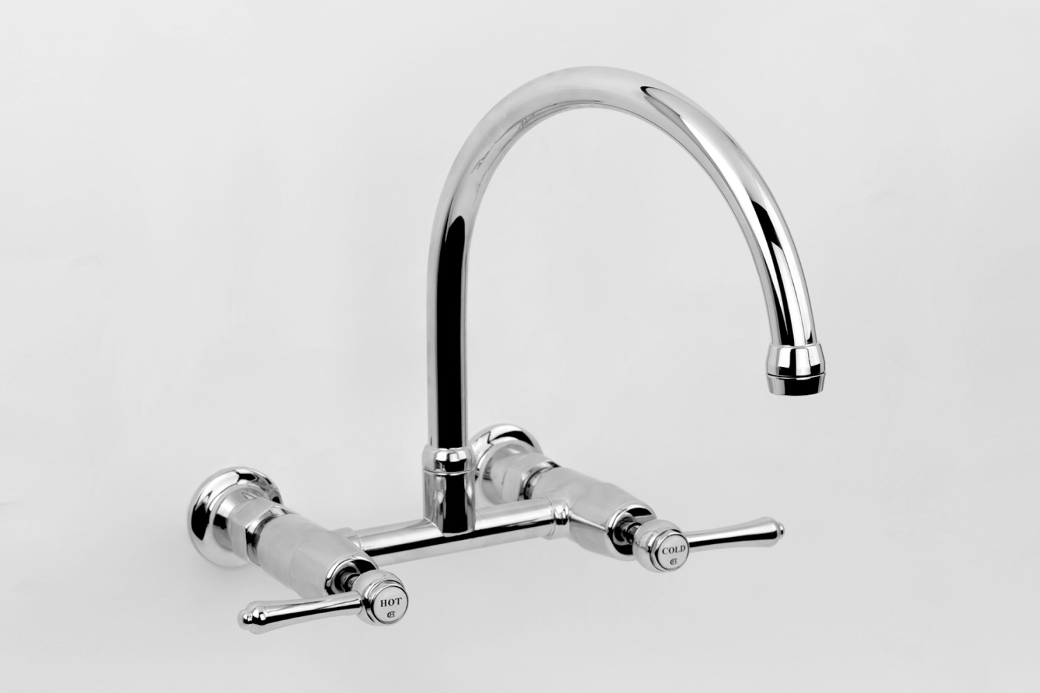 CB | Roulette Lever Exposed Wall Sink Set with Straight Breech ...