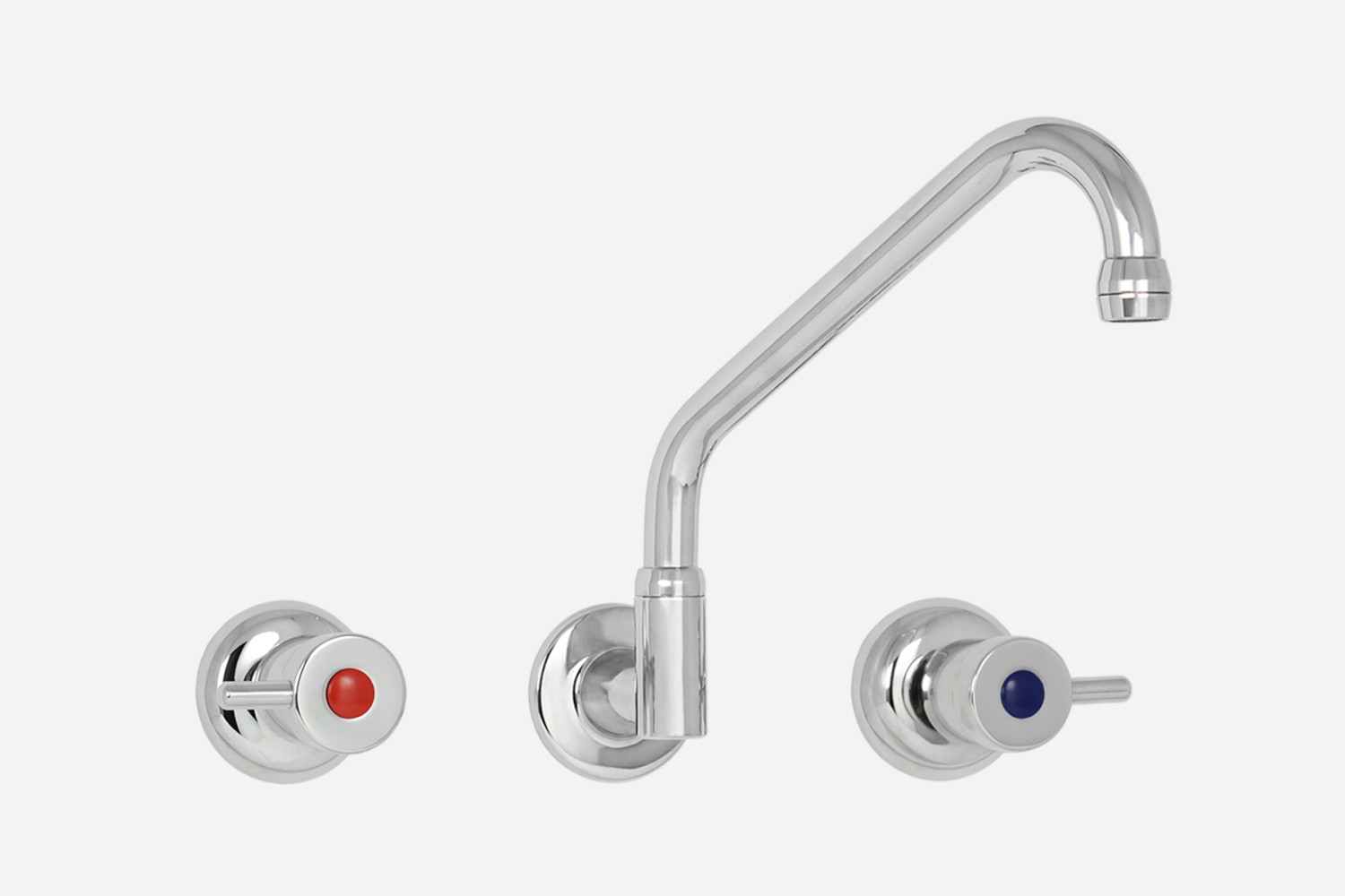 CB | Torrens Lever Wall Sink Set with Upswept Outlet - Wall Bath, Basin ...