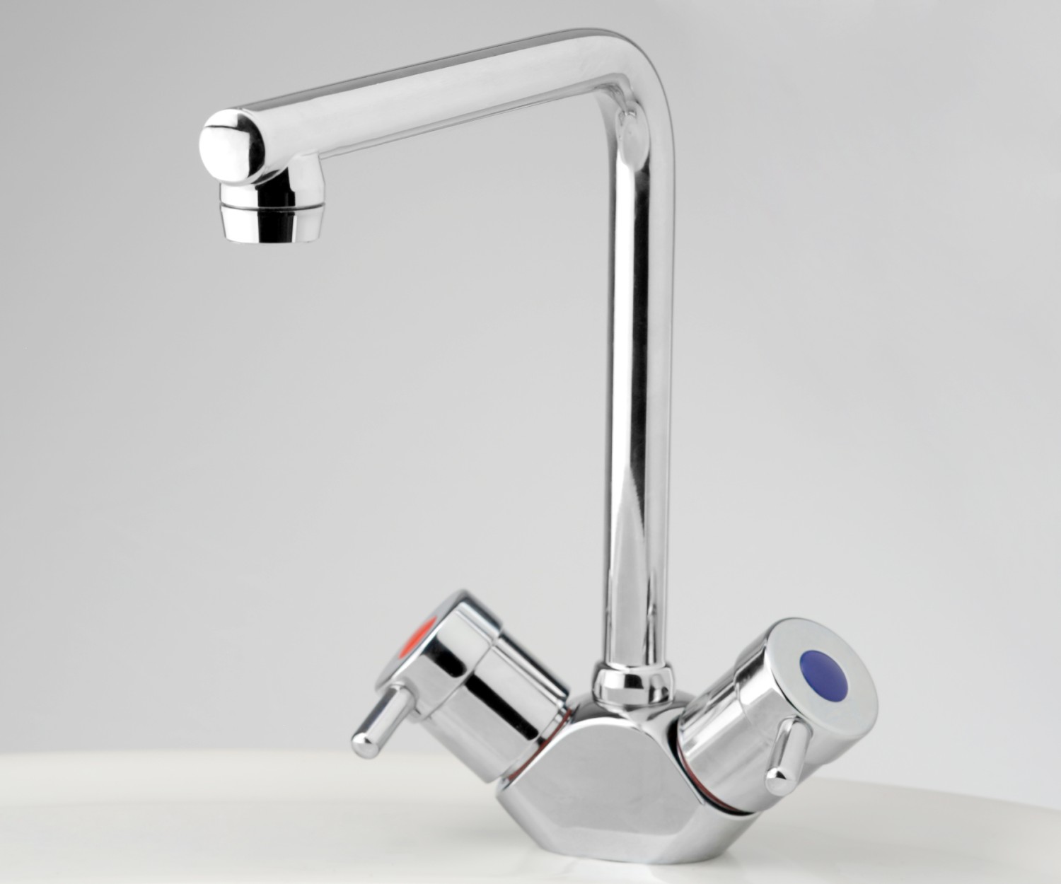 CB | Torrens Lever Sink Duo Mixer with Swivel T Outlet - Hob Basin ...