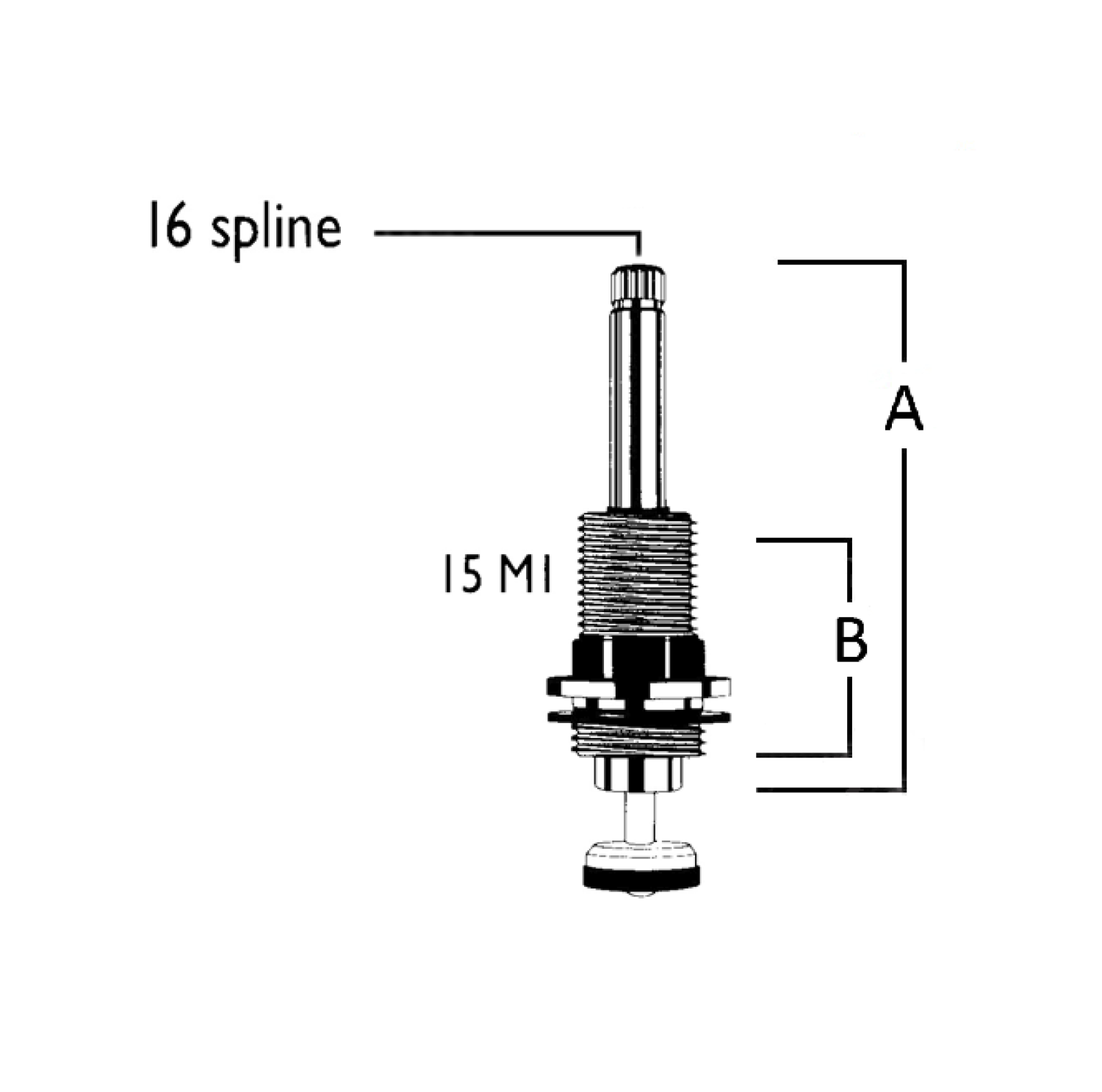 CB | Bellevue Wall Bonnet & Standard Action Spindle - Spindles ...