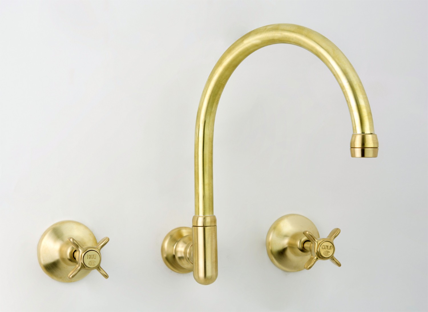 CB | Heritage Wall Sink Set with Gooseneck Outlet - Wall Bath, Basin ...