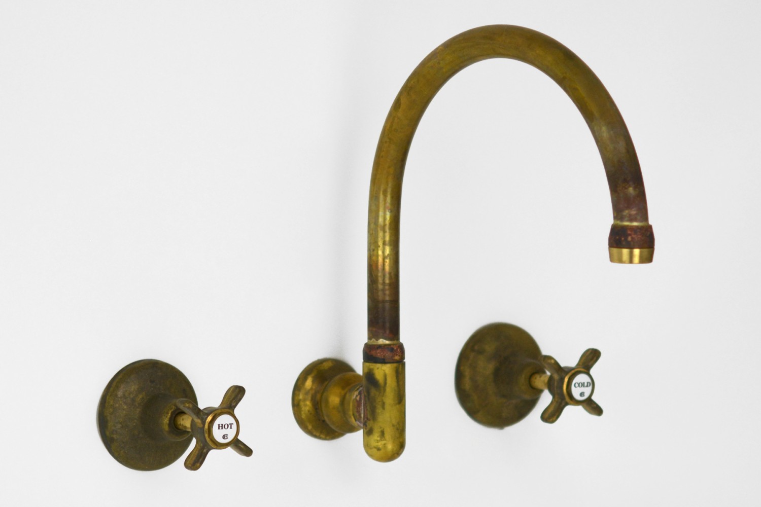 CB | Heritage Wall Sink Set with Gooseneck Outlet - Wall Bath, Basin ...