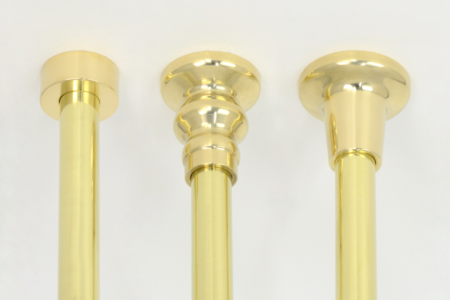CB | Arch Shape Rail with Single Ceiling Support - Shower Curtain Rails ...