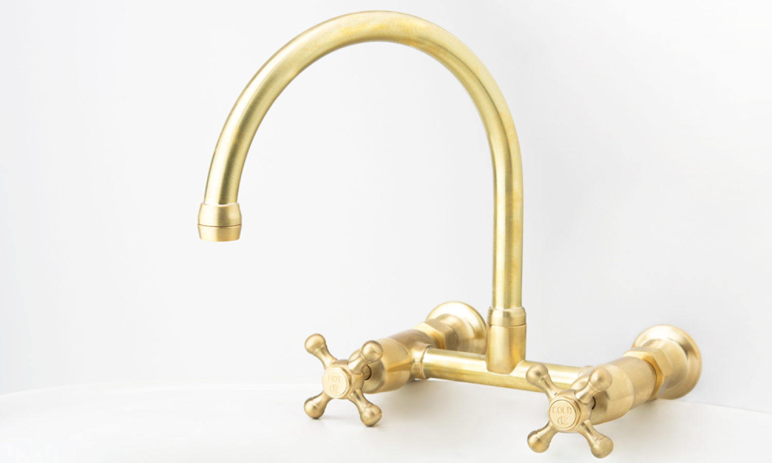 CB | Roulette Exposed Wall Sink Set with Straight Breech & Gooseneck ...