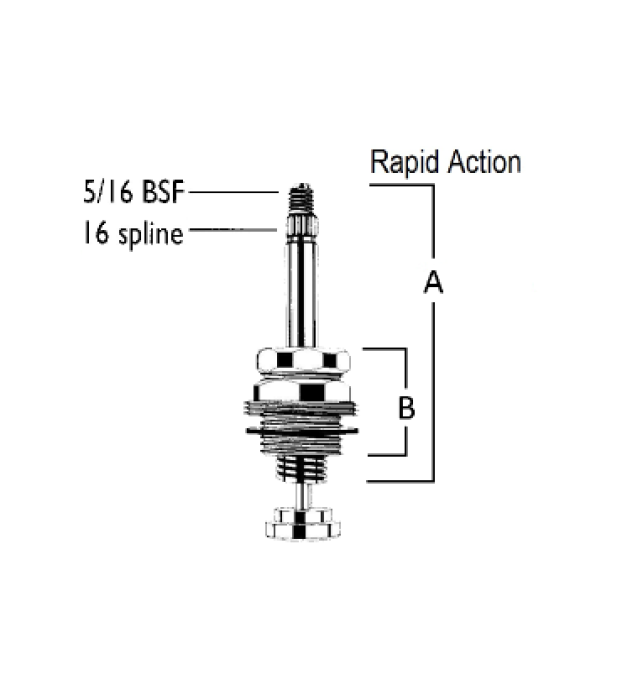 CB | Heritage Bib / Pillar Bonnet & Rapid Action Spindle - Spindles ...