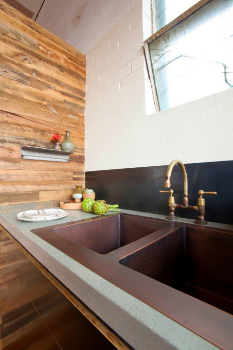 CB | Roulette Lever Exposed Hob Sink Set with Top Taps & Swivel ...