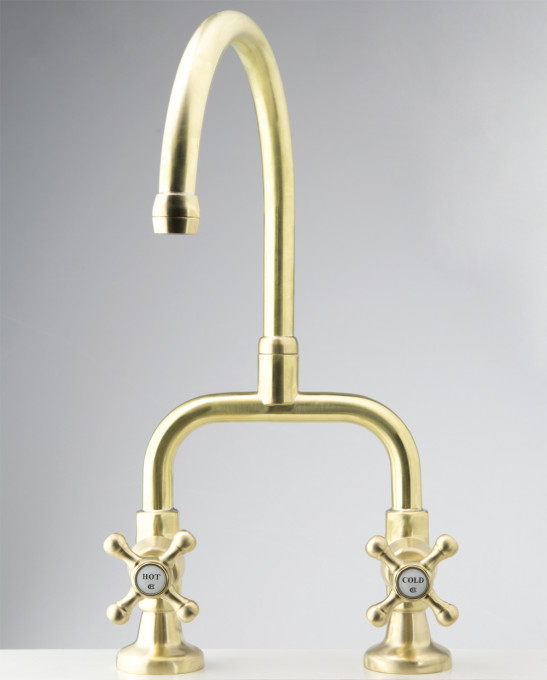 CB | Roulette Exposed Hob Sink Set with Front Taps & Swivel Gooseneck ...