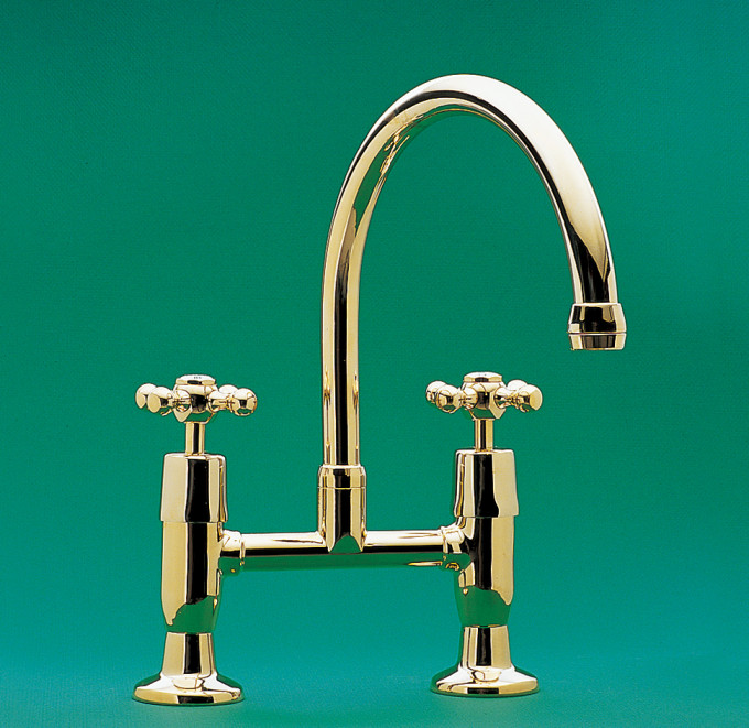 CB | Roulette Exposed Hob Sink Set with Top Taps & Swivel Gooseneck ...