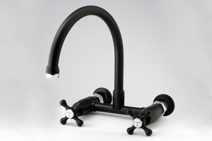 CB | Roulette Exposed Wall Sink Set with Straight Breech & Gooseneck ...