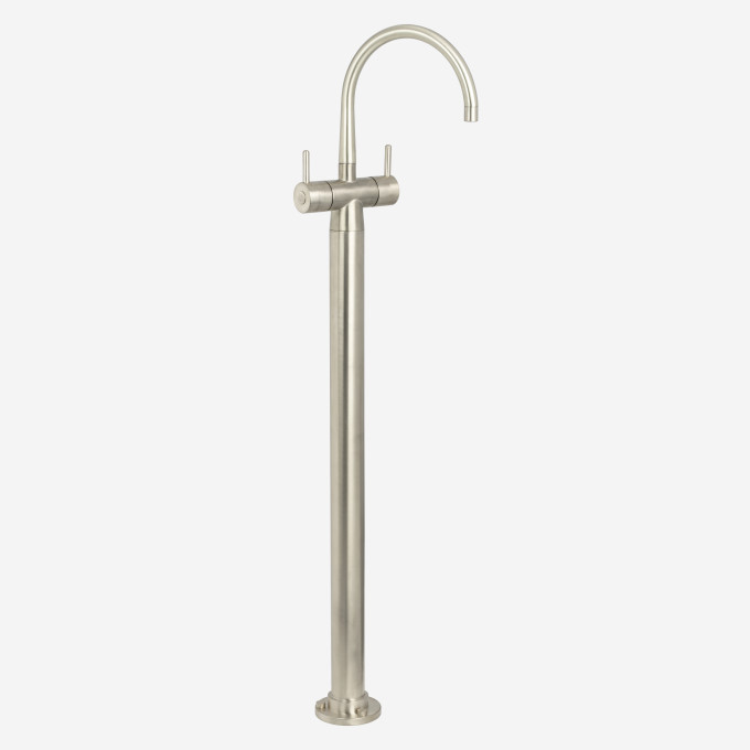 CB | CB Ideal Floor Mounted Bath Filler with Floline Outlet - Exposed ...